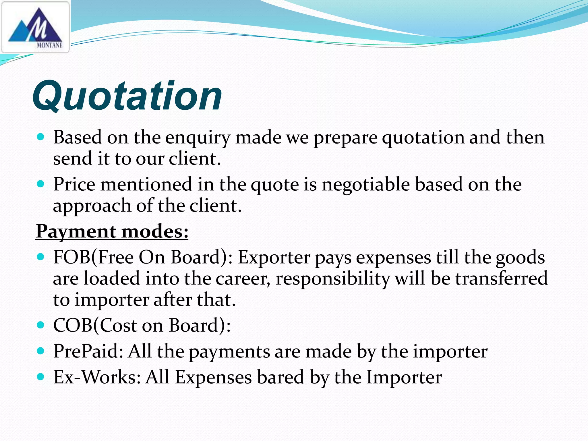 Standard operating process in freight forwarding | PPTX