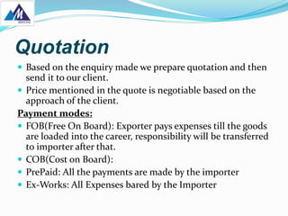 Standard operating process in freight forwarding | PPTX