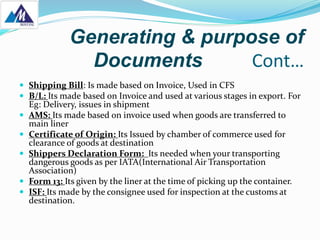 Standard operating process in freight forwarding | PPTX