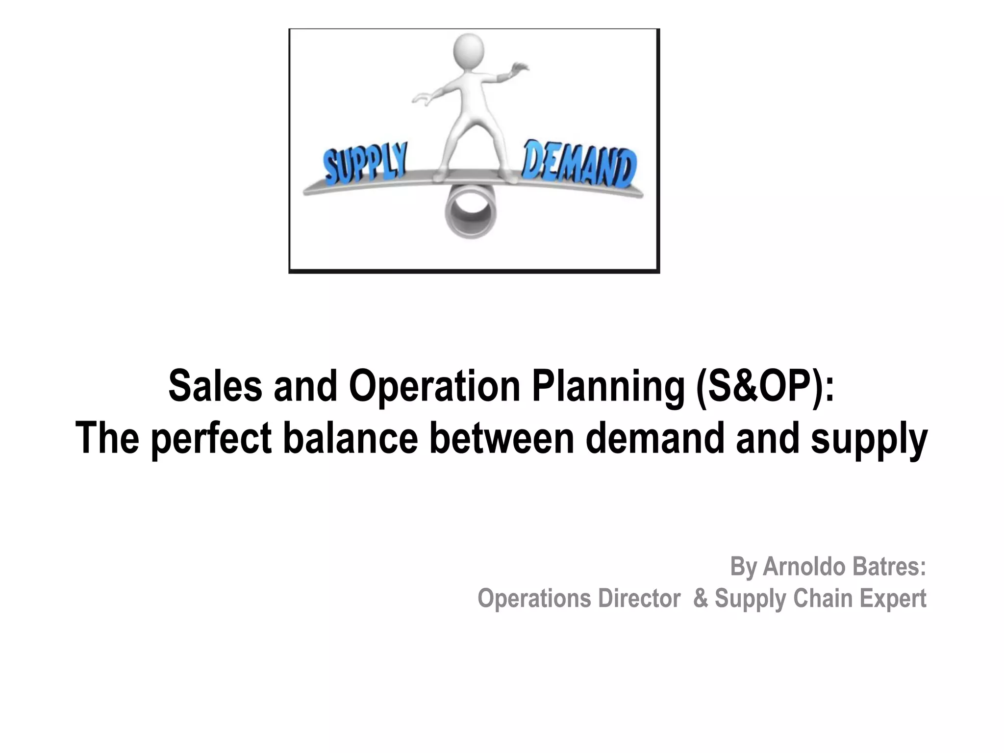 Sales and Operation Planning | PDF