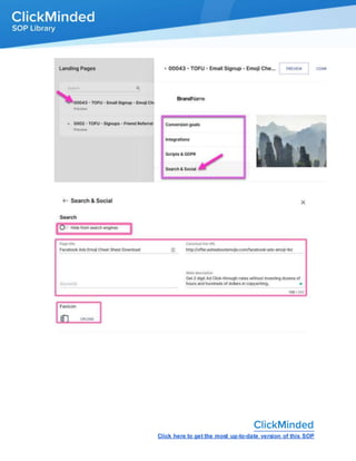 Clickminded SOP Library | DOCX