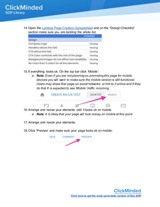 Clickminded SOP Library | DOCX