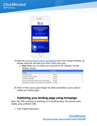 Clickminded SOP Library | DOCX