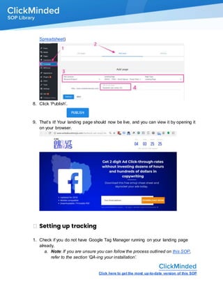 Clickminded SOP Library | DOCX