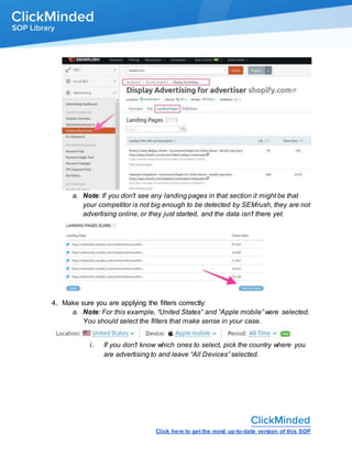 Clickminded SOP Library | DOCX