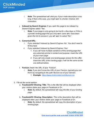 Clickminded SOP Library | DOCX