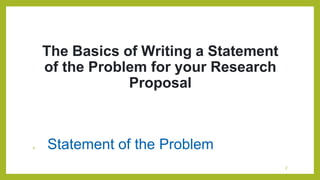 SOP (statement of the problem) research 1.pptx