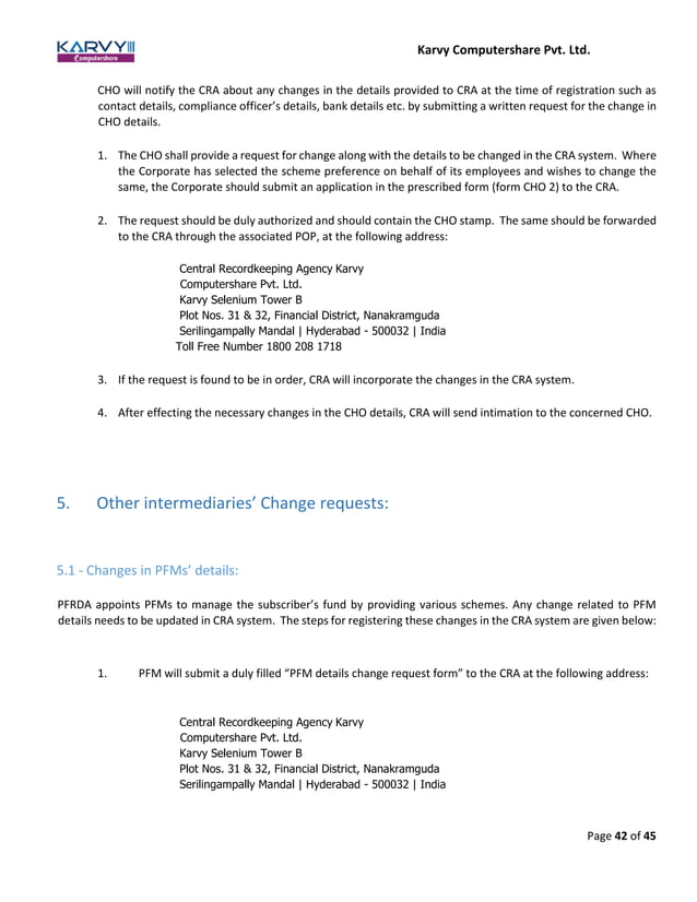 SOP- Change request | PDF