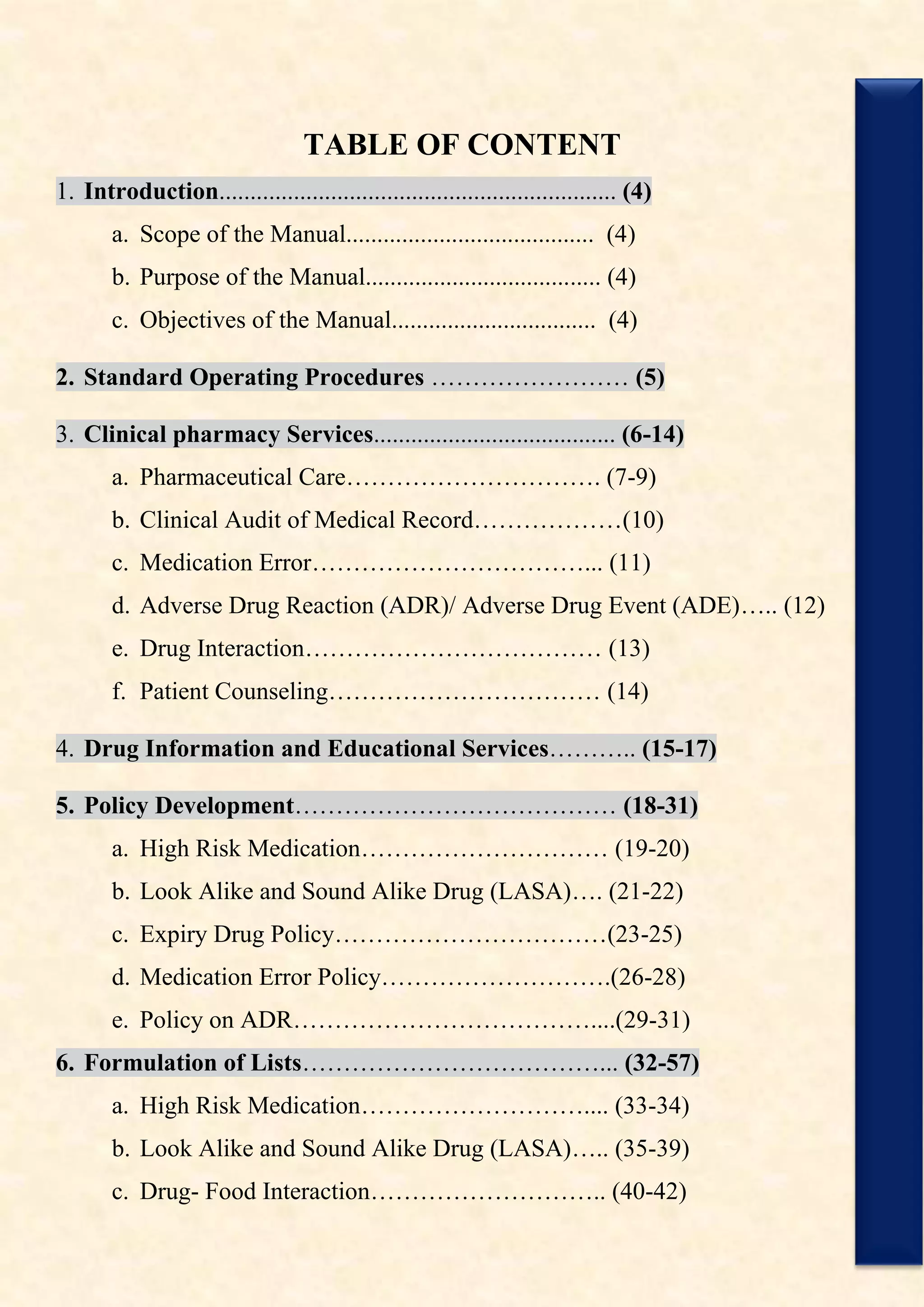 CLINICAL PHARMACY MANUAL | PDF