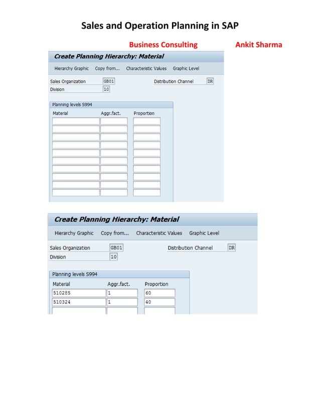 Sales and Operation Planning in SAP | PDF | Sales | Business