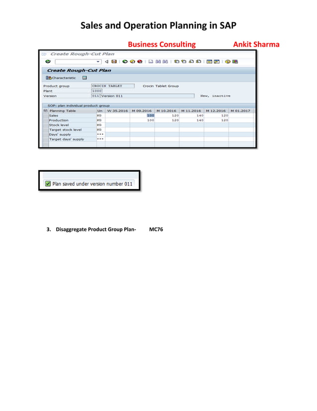 Sales and Operation Planning in SAP | PDF | Sales | Business