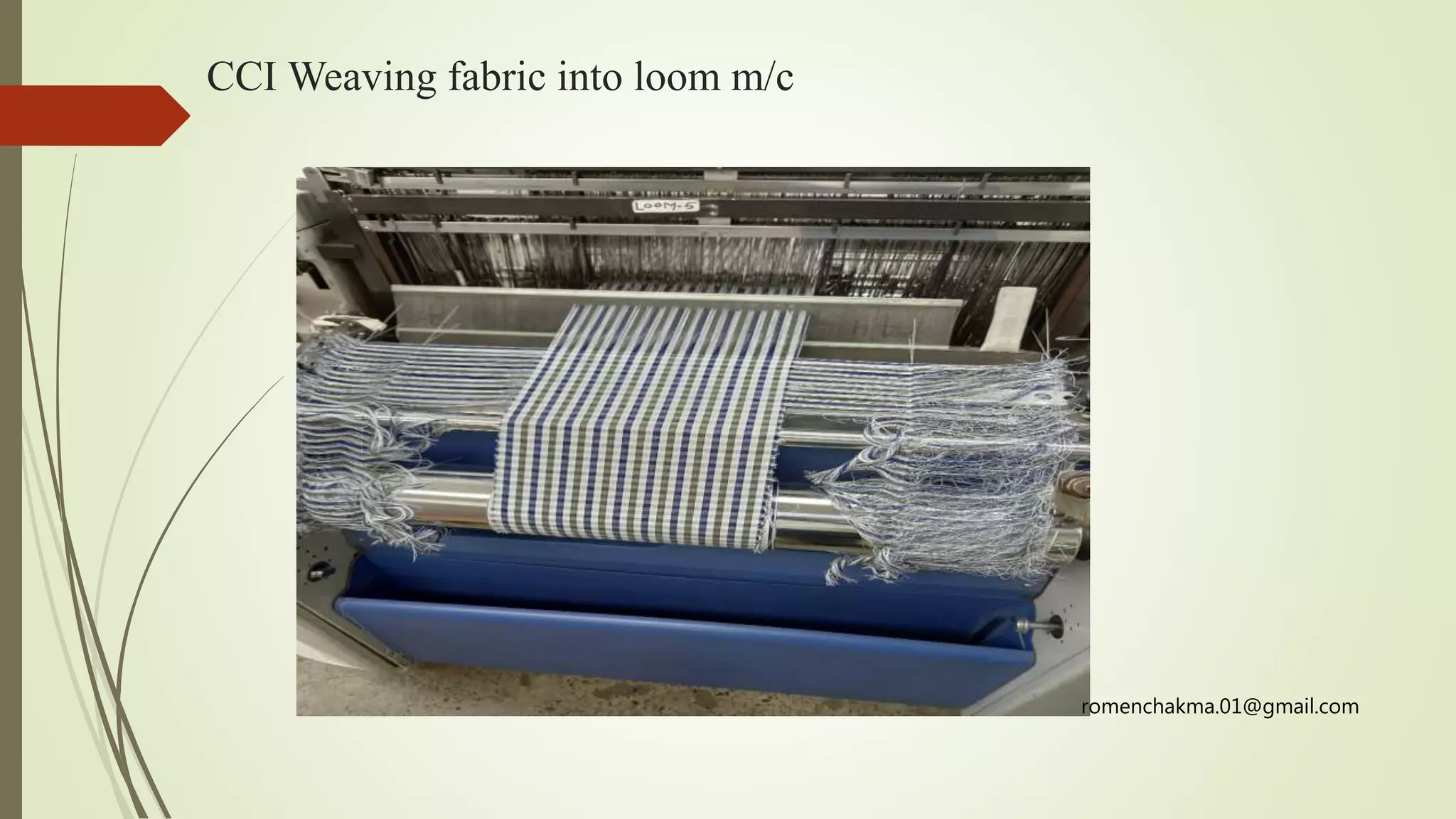 Handloom Development SOP for Woven Fabric | PPTX