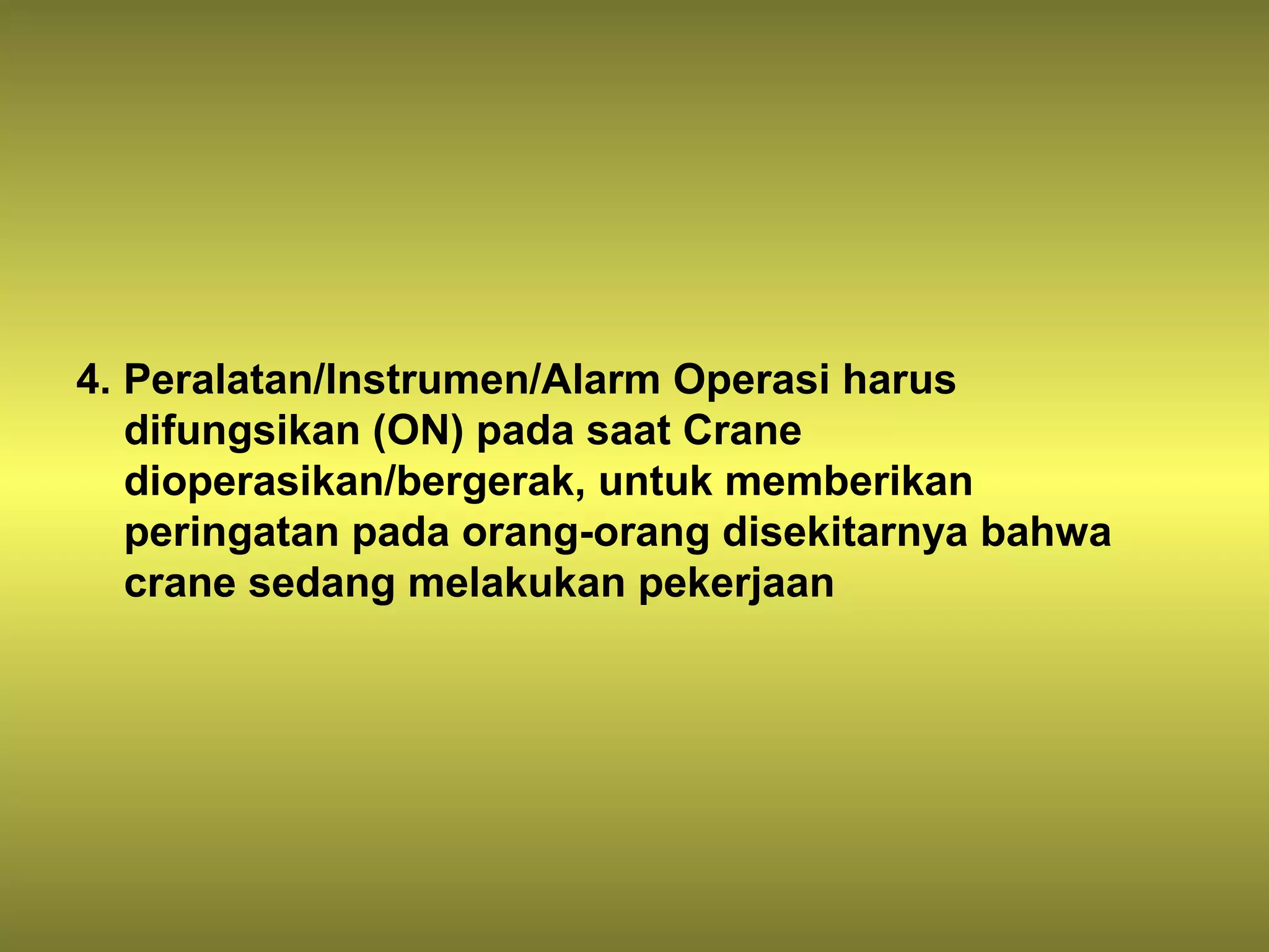 Sop overhead crane | PPT