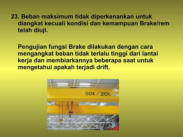 Sop overhead crane | PPT
