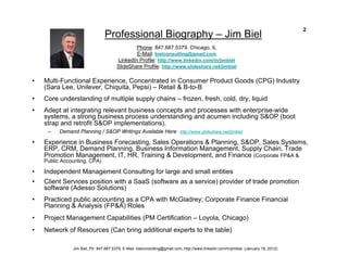 S&OP Overview - Implementation Approach - Biel- 01-18-12 | PDF