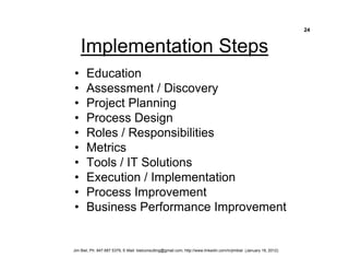 S&OP Overview - Implementation Approach - Biel- 01-18-12 | PPT