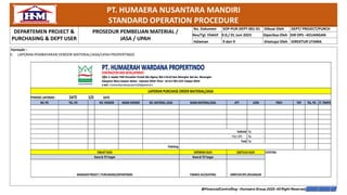 SOP - PUR-DEPT-001-01. Rev.01. SOP PEMBELIAN BARANG MATERIALJASA.pdf | Free Download