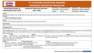 SOP - PUR-DEPT-001-01. Rev.01. SOP PEMBELIAN BARANG MATERIALJASA.pdf ...