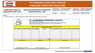 SOP - PUR-DEPT-002-01. Rev.01 SOP PERMOHONAN PEMBAYARAN VENDOR.pdf