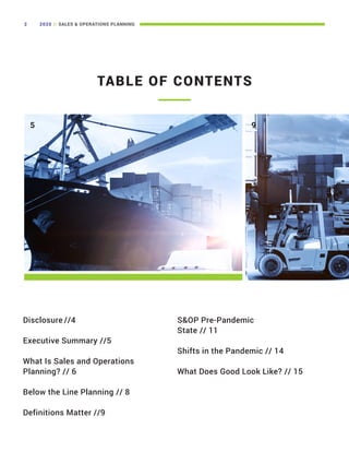 Sales and Operations Planning: A Guide for the Supply Chain Leader | PDF