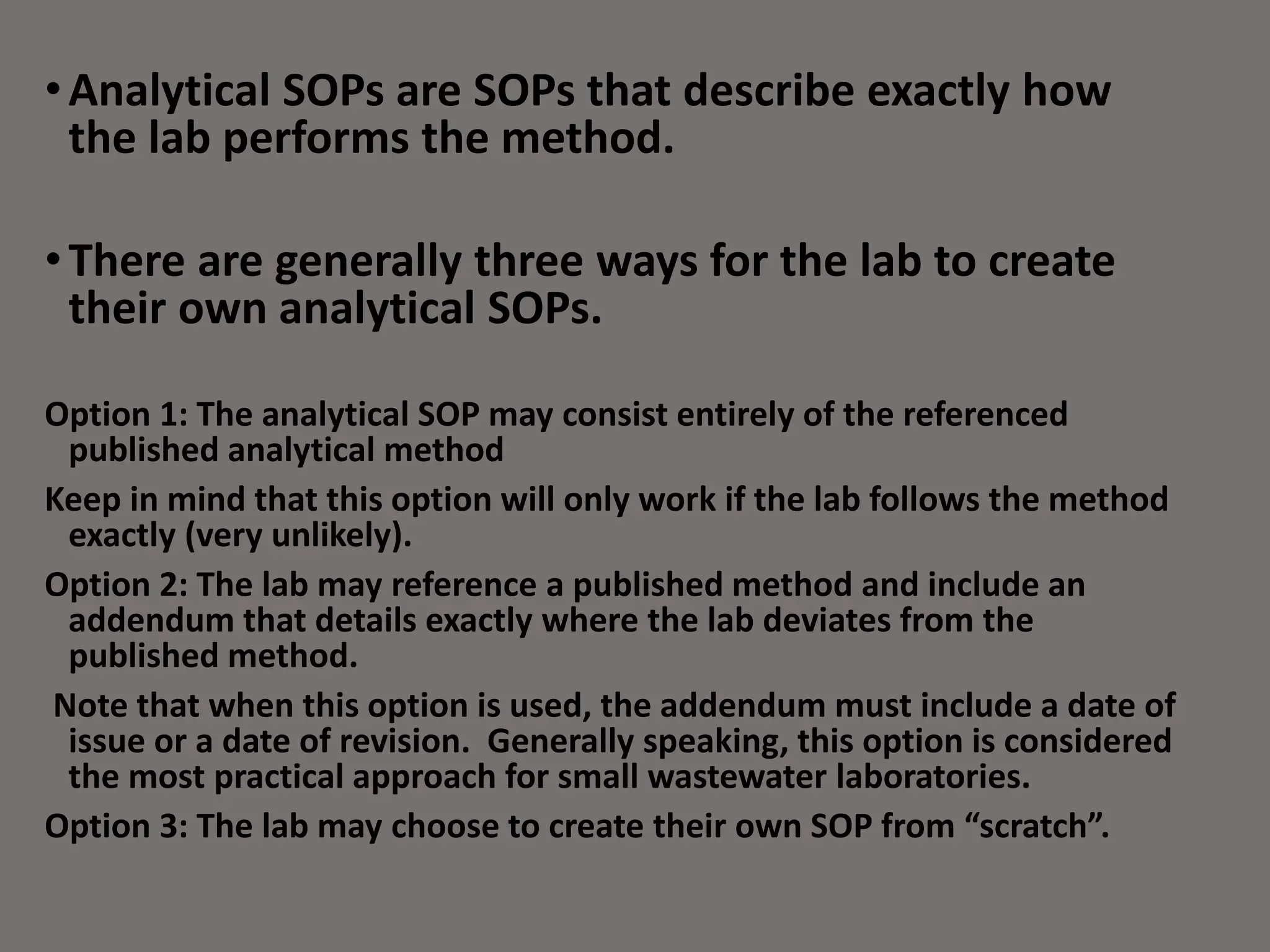 Standard operating procedure ( SOP) | PPTX
