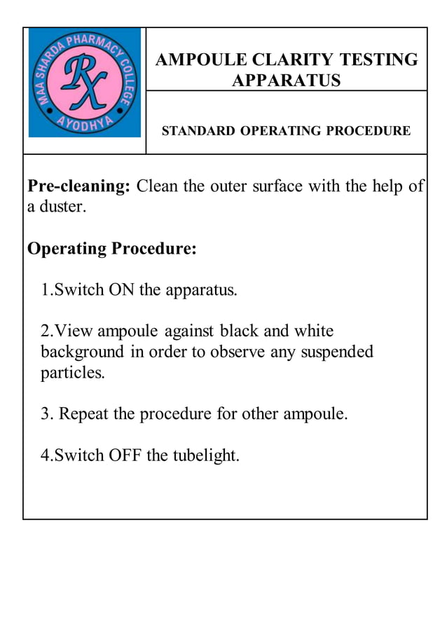 Maa sharda pharmacy college ayodhya SOP | DOCX