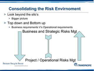 2013 SOPAC presentation understanding hidden risks | PPT