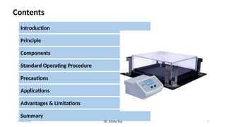 SOP Actophotometer by Dr. Alisha Raj. .. | PPTX