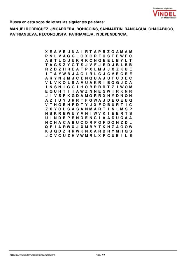 Sopa de la independencia