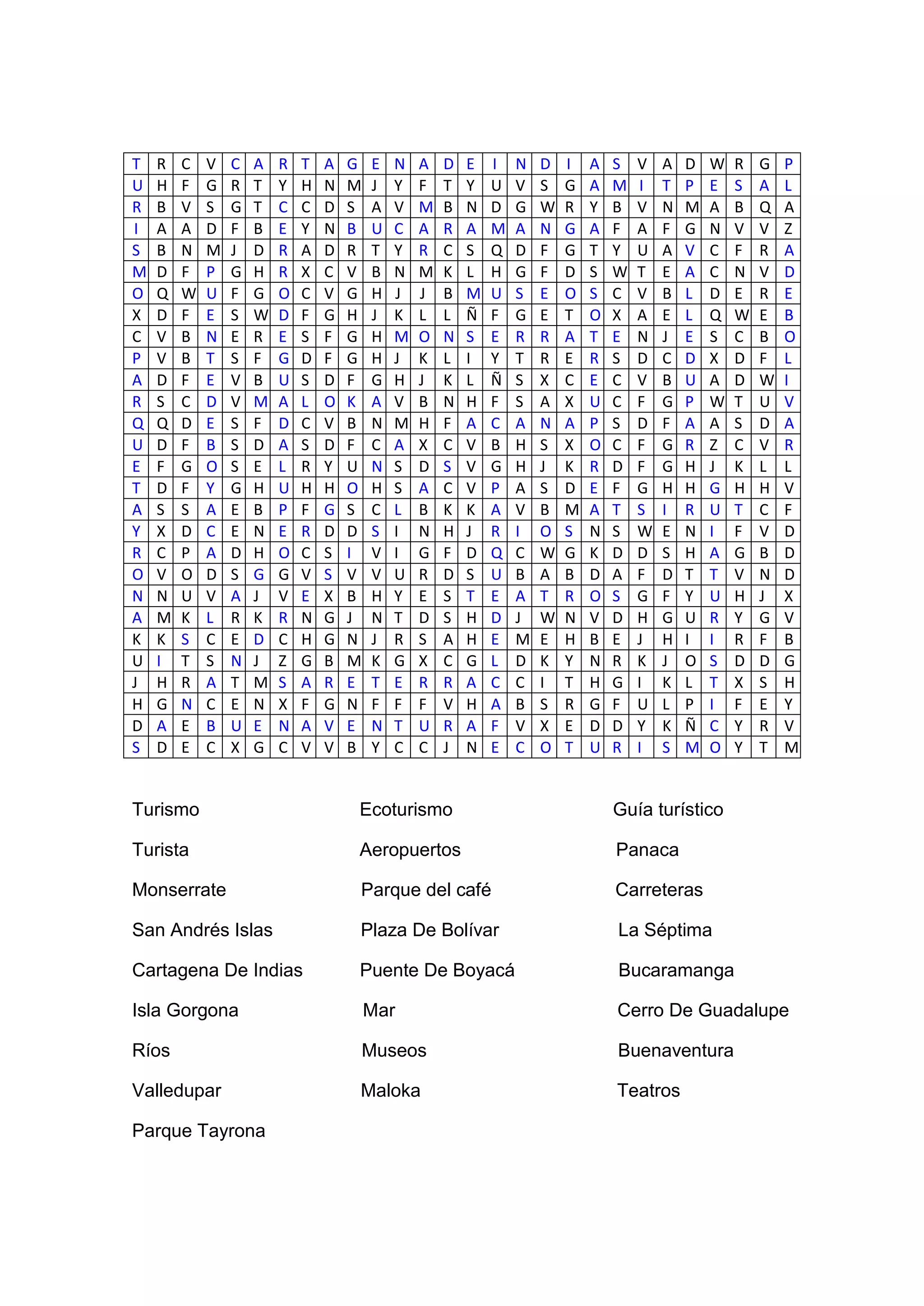 Sopa de letras | PDF