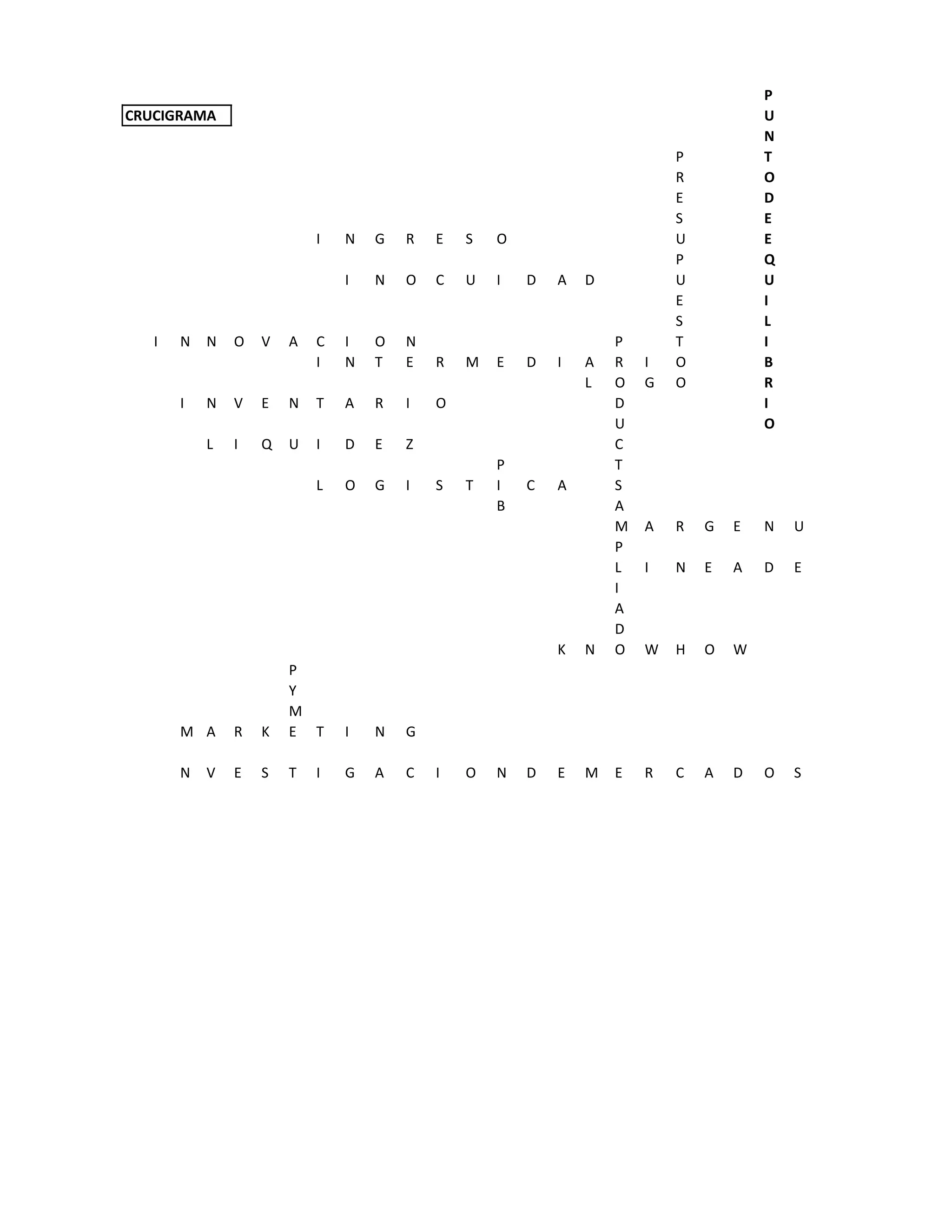 Sopa de letras | PDF