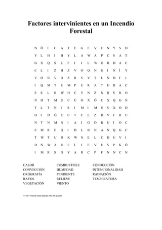 Sopa de letras | DOCX