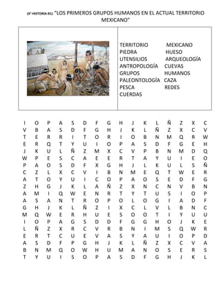 Sopa de letras 4° | DOC