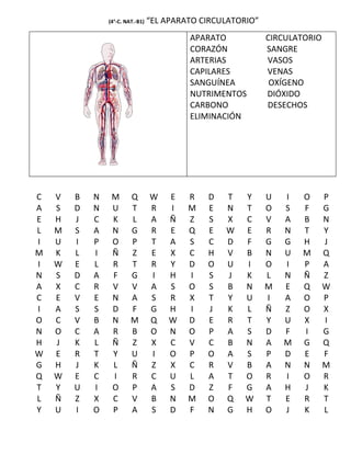 Sopa de letras 4° | DOC