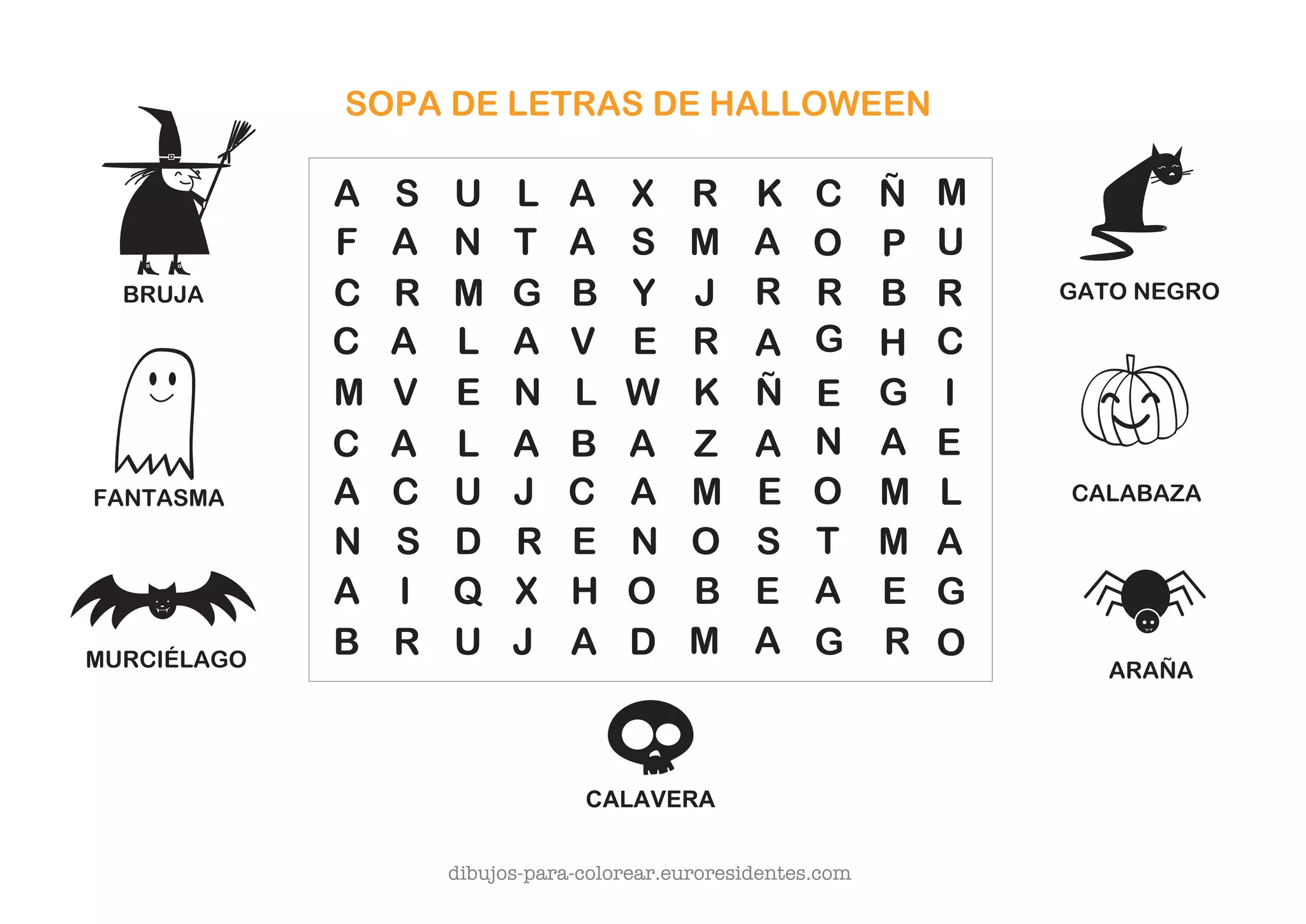 Sopa letras halloween | PPT