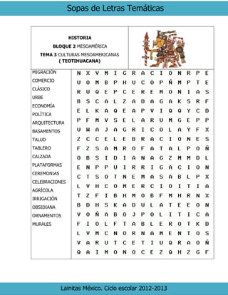 Sopa letras p4 2bim | PDF