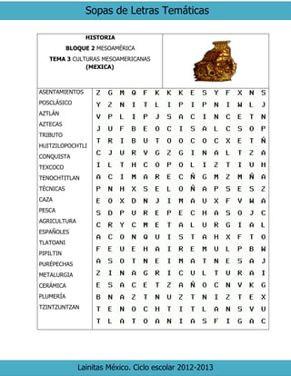 Sopa letras p4 2bim | PDF