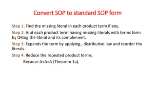 SUM OF PRODUCT AND PRODUCT OF SUM FORM .pptx
