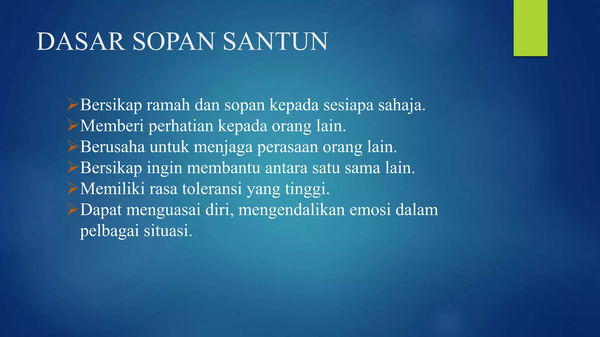 Sopan santun | PPTX