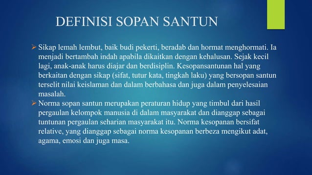 Sopan santun | PPT
