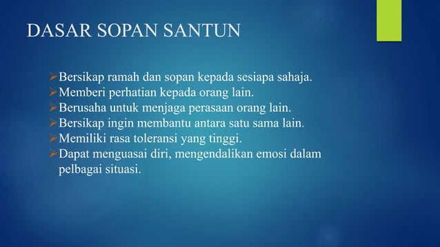 Sopan santun | PPTX