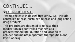 Modified release drug made by Md.Shajaet | PPTX