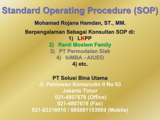 SOP-Penting | PPT