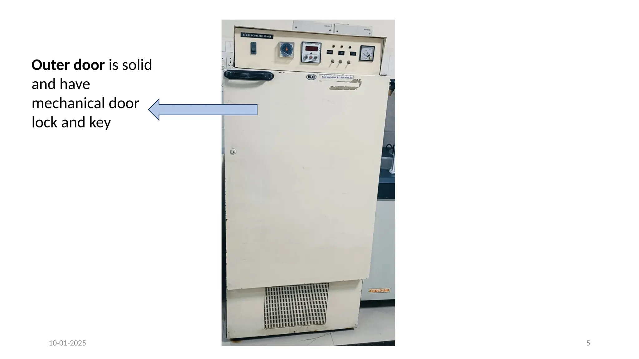 BOD Incubator (Standard operating procedure) | PPTX