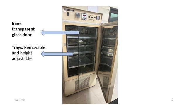 BOD Incubator (Standard operating procedure) | PPTX