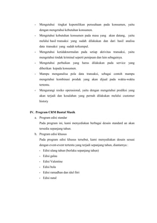 Sop delivery produk dan CRM bantal musik | PDF