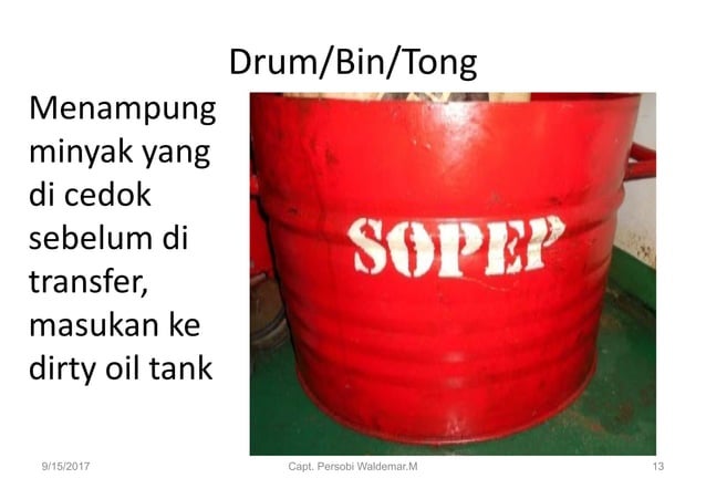 SOPEP MANUAL | PDF