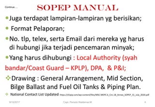 SOPEP MANUAL | PDF