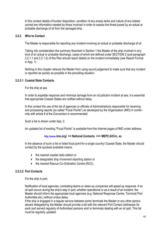 Sopep sample plan | DOC