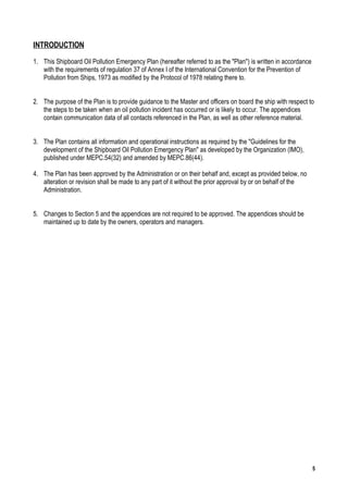 Sopep sample plan | DOC